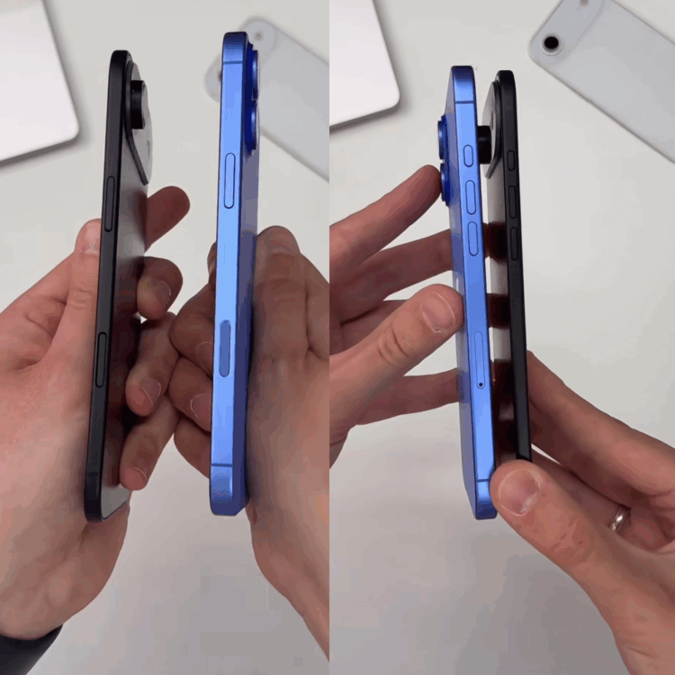 iPhone 17 Air: Comparison with the 16 Plus shows thinner design ...
